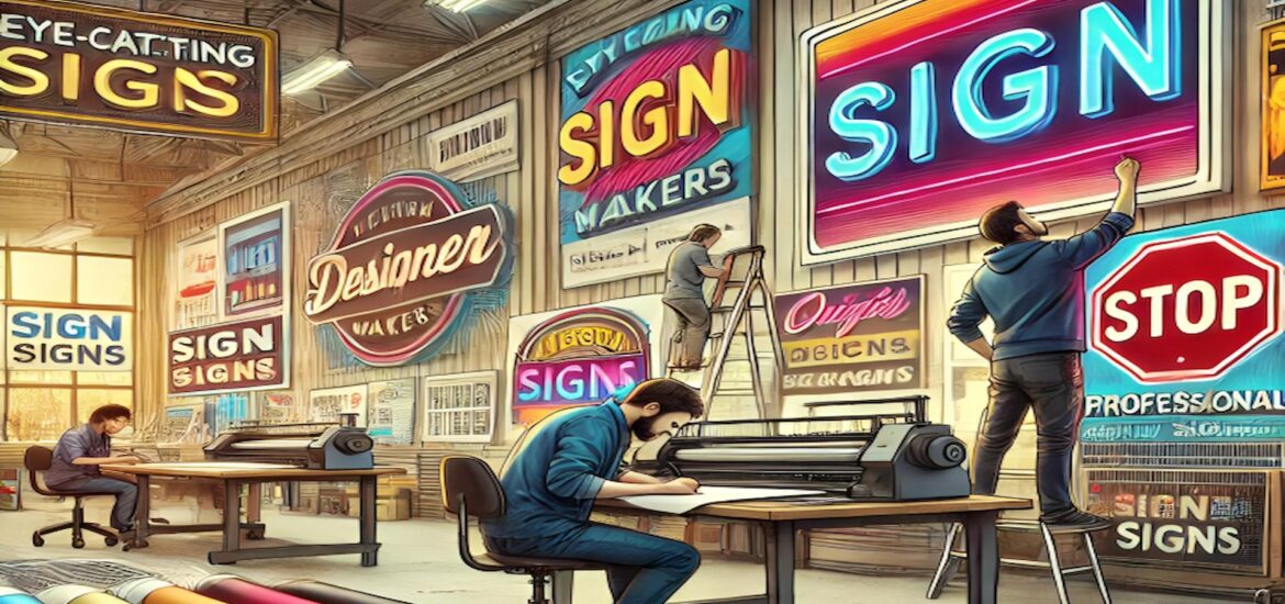 How to Design Eye-Catching Signs with Professional Sign Makers ...